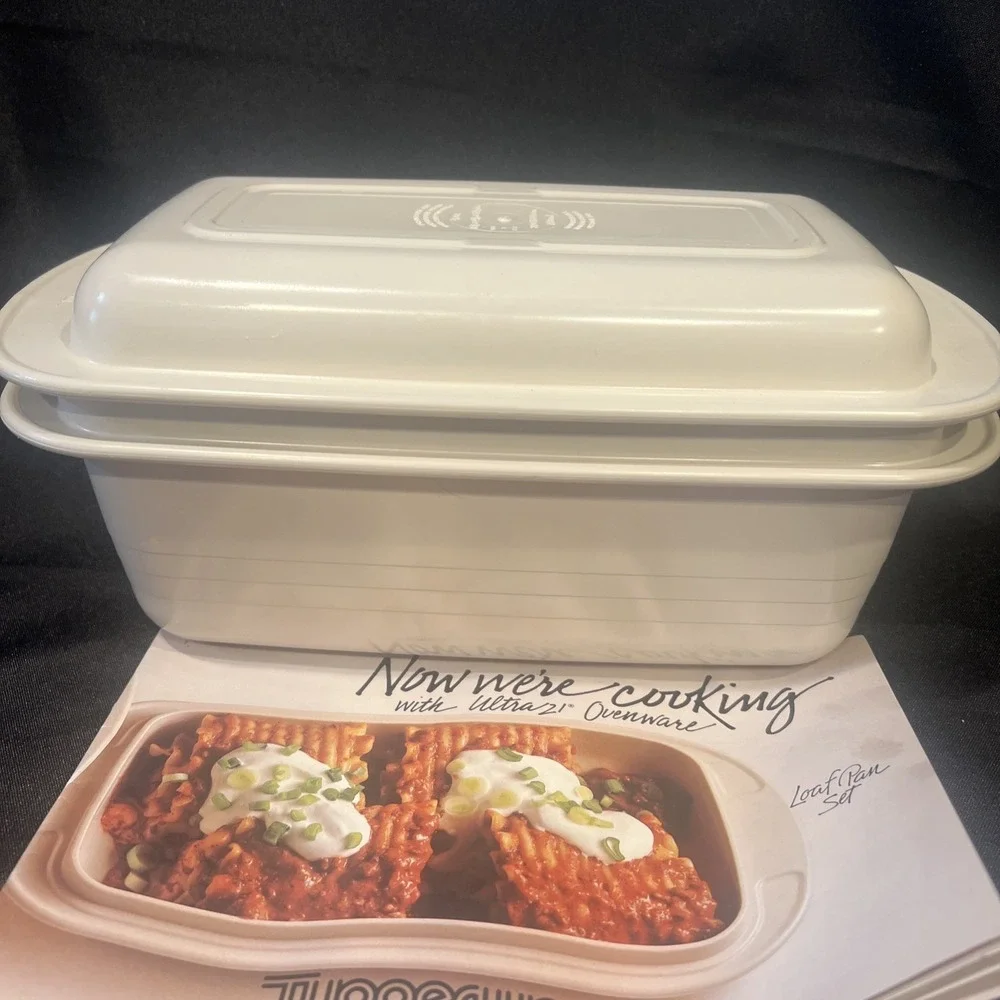 Tupperware | Kitchen | Tupperware Usa Vintage Ultra 2 Ovenware Loaf Pan ...